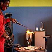 Expertly shaping the glass | Buy Stock Photo on PeopleImages, Picture ...