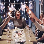So that's what it means when a party is lit | Buy Stock Photo on ...