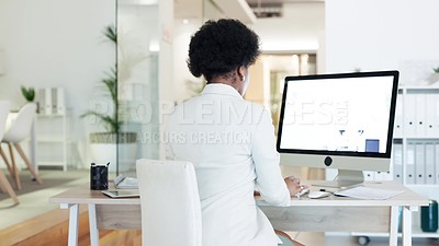 Overworked Receptionist with burnout and stress working in her office ...