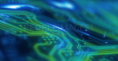 Motherboard, circuit and server software power microchip pattern on an ...