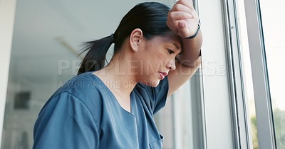 Tired, sad and healthcare professionals with burnout, stress and ...