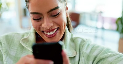 Woman with smartphone, social media and communication, funny meme ...