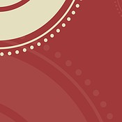 Maroon, digital and circle design for background or neon poster ...