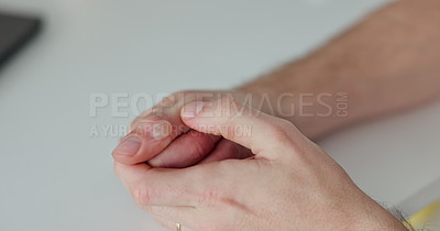 Hands, boil and dermatology with swelling, person and inflammation with ...