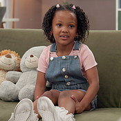 Teddy bear, consultation and child on sofa for therapy session with ...